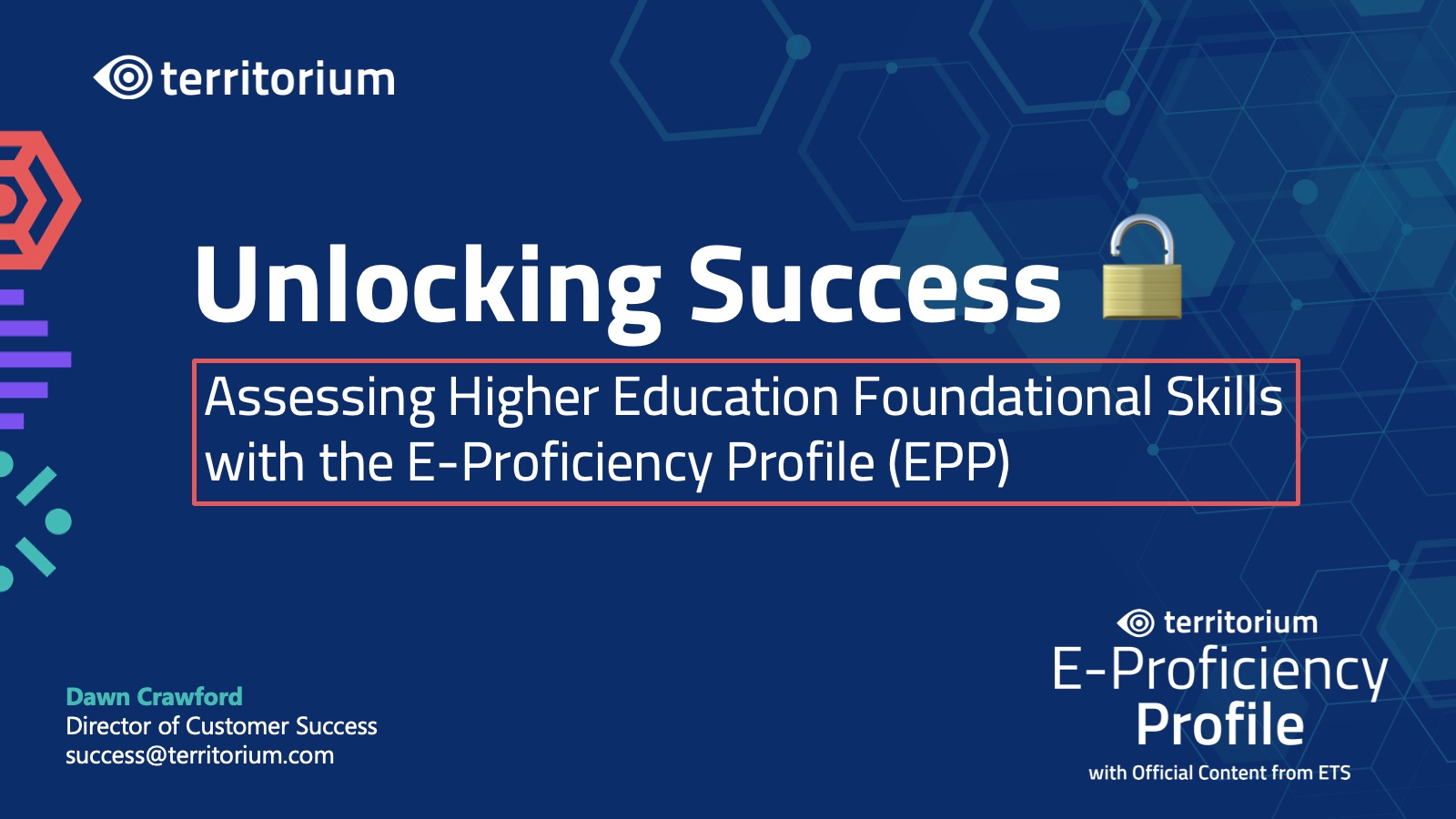 E-Proficiency Profile - Assessing Higher Education Foundational Skills